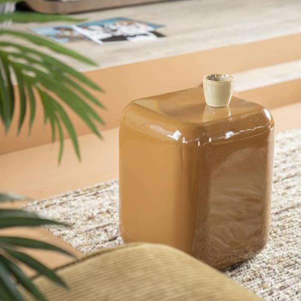 By-Boo Kruk Dixon | Mosterdgeel IJzeren Design | MeubelBaas