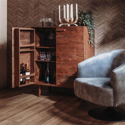 Barkast Falcone | Walnoot Acaciahout | #1 in Barkasten | Meubelbaas ...